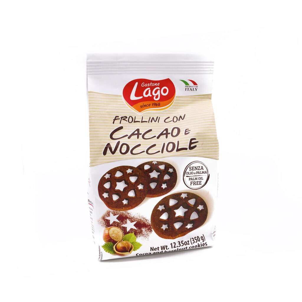 Sfizi e Delizie - Gastone Lago Frollini con Cacao e Nocciole